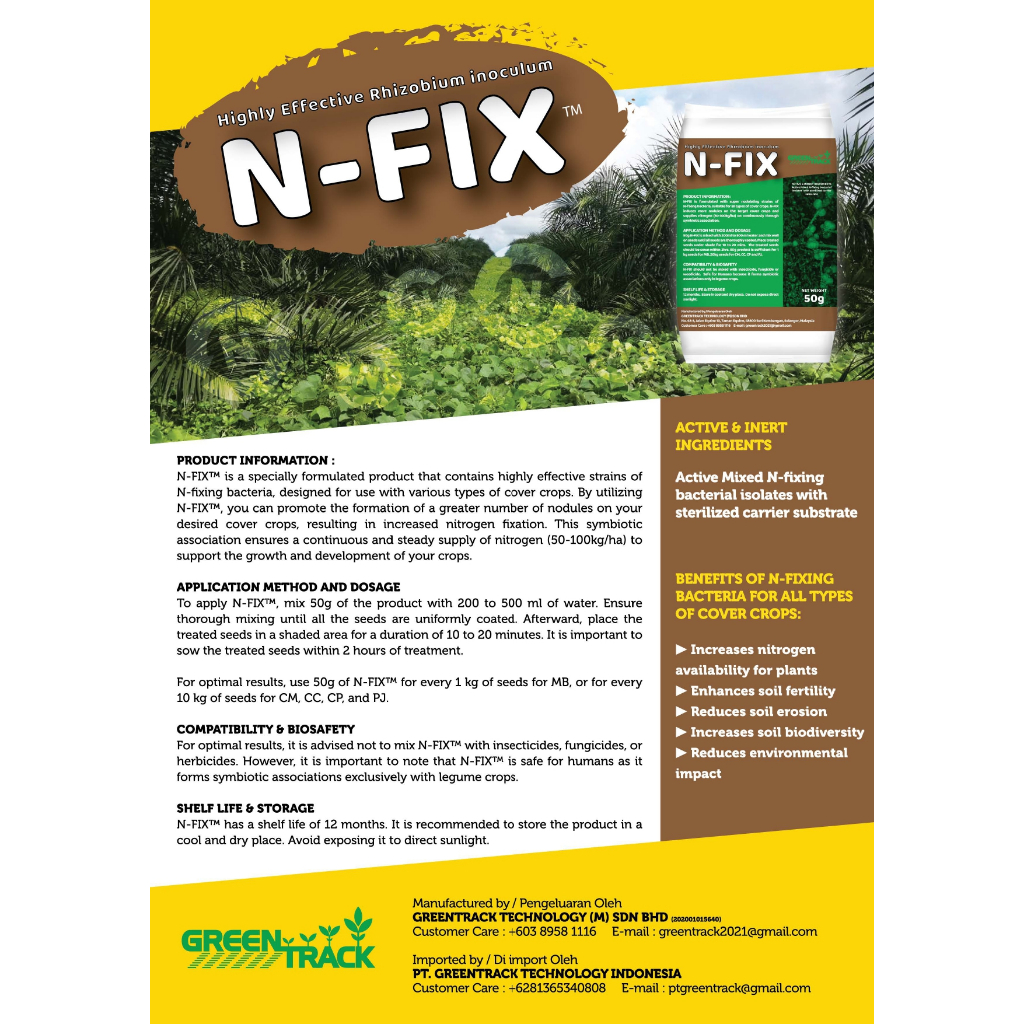 N-fix - nitrogen fixing bacteria/ bakteria pengikat nitrogen/ inoculum ...