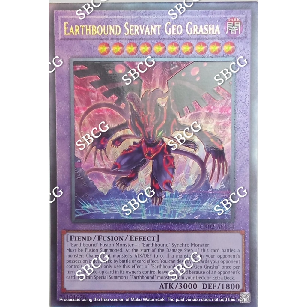 Creation Pack 02 "Earthbound Servant Geo Grasha" ( CR02-AE154 ...