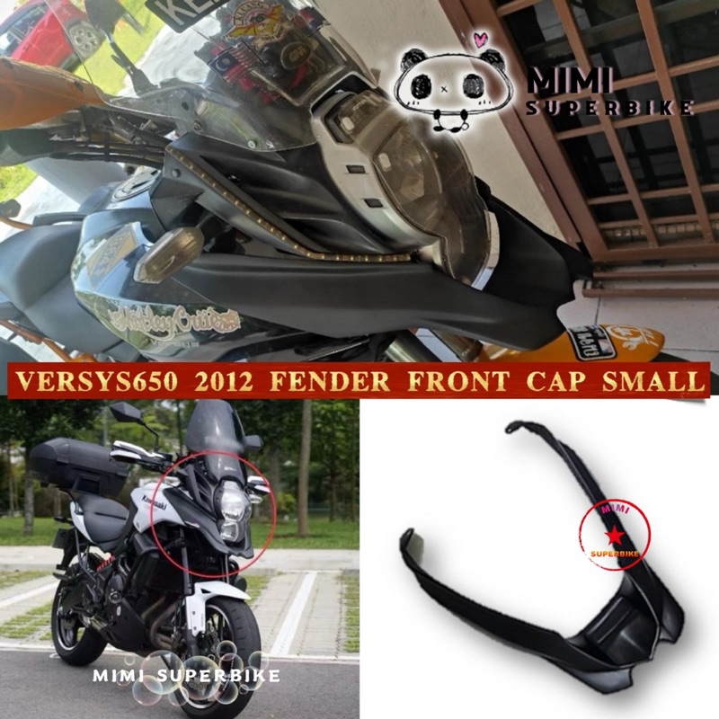 KAWASAKI VERSYS 650 VERSYS650 2012 FRONT BEAK HEAD LAMP WINGLET WING ...