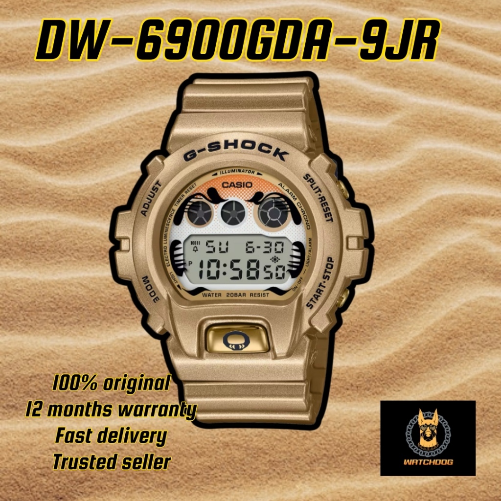 Casio DW-6900GDA-9JR Digital Watch Japan Made 100% Original | Shopee ...