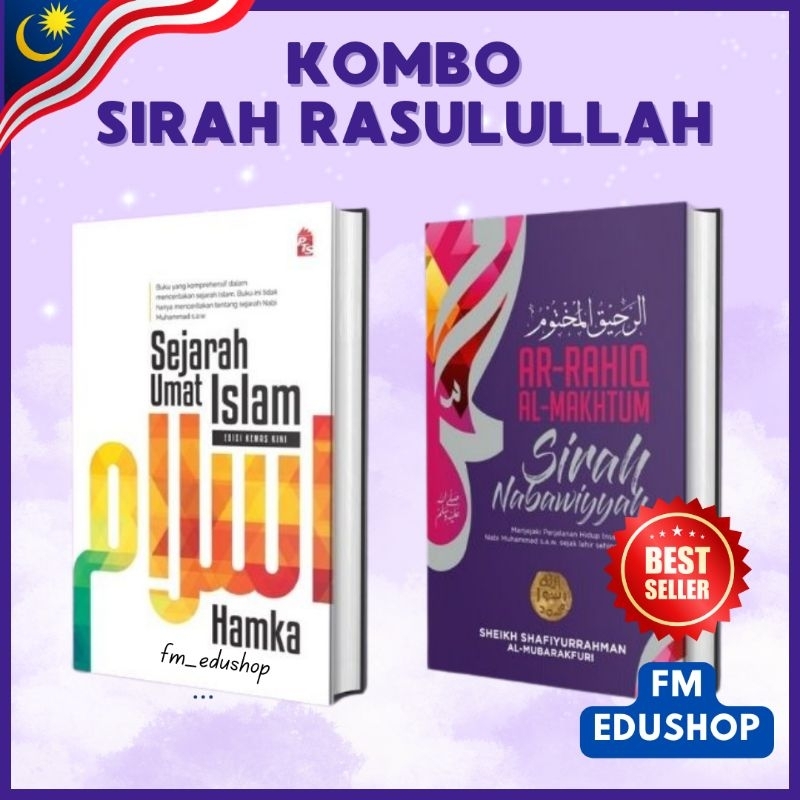 Kombo Sirah Rasulullah : Sejarah Umat Islam -Hamka & Kitab Rahiq ...