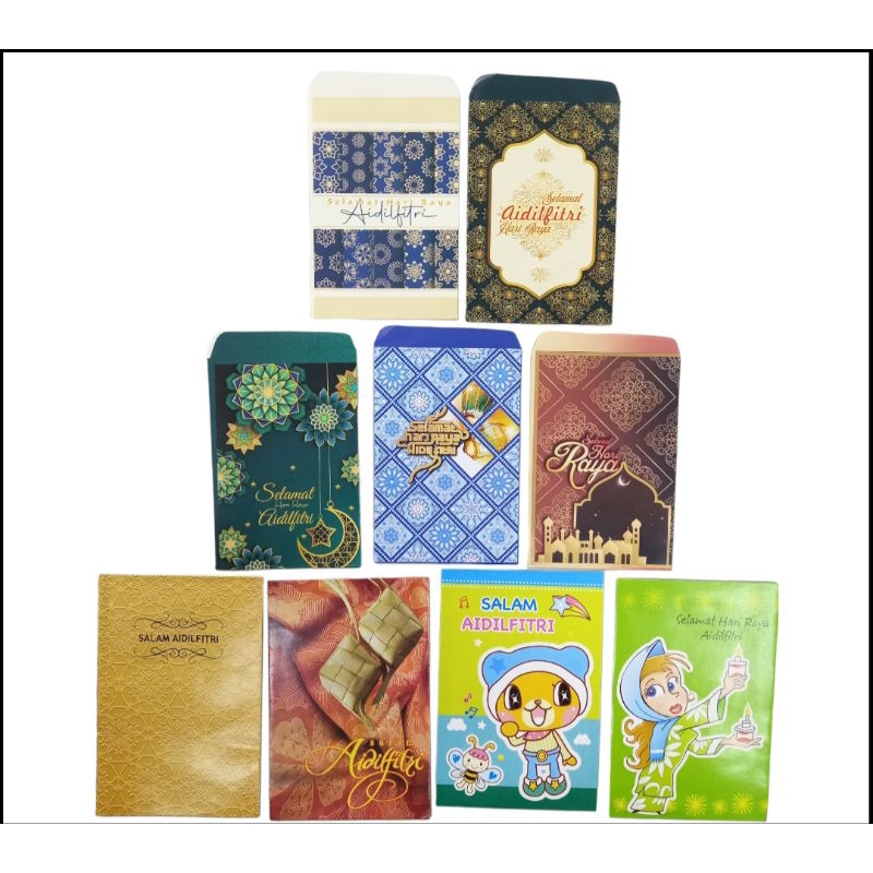 Sampul duit raya/ sampul duit/ Envelope/ Money/ Aidilfitri/ Saiz Kecil ...