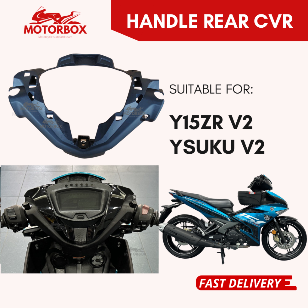 YAMAHA Y15ZR V2 HANDLE REAR COVER - YSUKU Y15 Y15Z BARU NEW HANDLE ...
