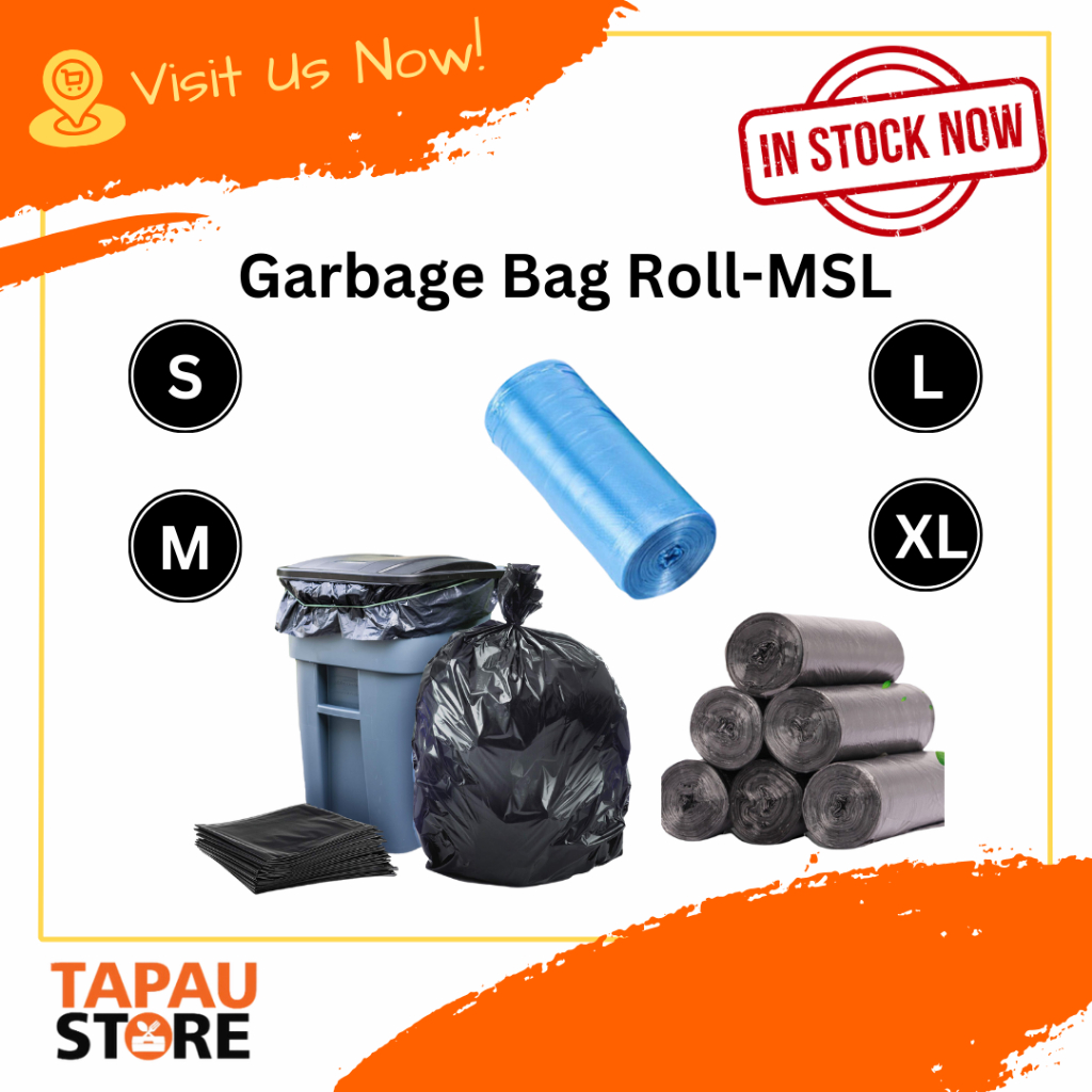 Garbage Bag Roll-MSL (S/M/L/XL) | Shopee Malaysia