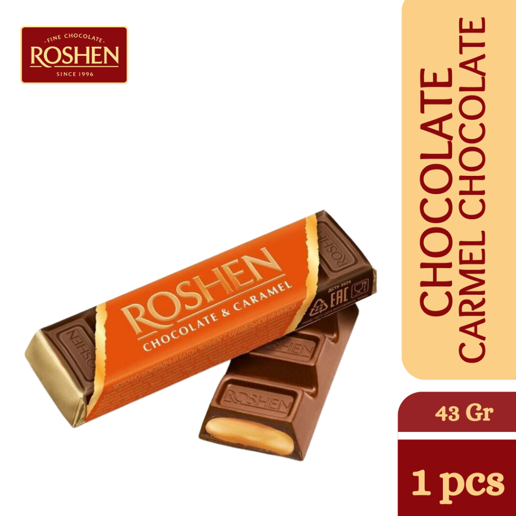 ROSHEN Chocolate Caramel Milk Bars (39g) | Shopee Malaysia
