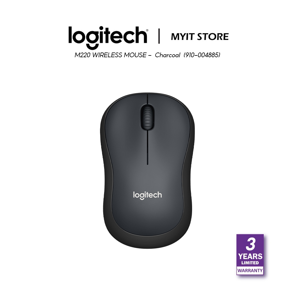 Logitech M220 Wireless Mouse, Silent Buttons, 2.4 GHz with USB Mini ...