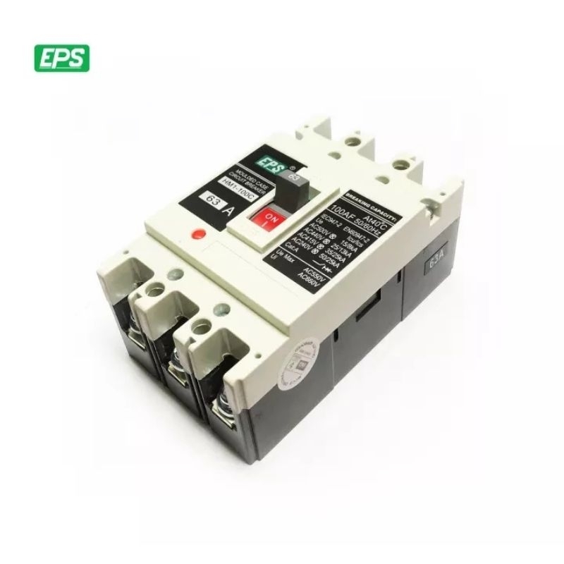EPS MCCB 63A /100A 3pole 2pole 25ka HM1-100C | Shopee Malaysia