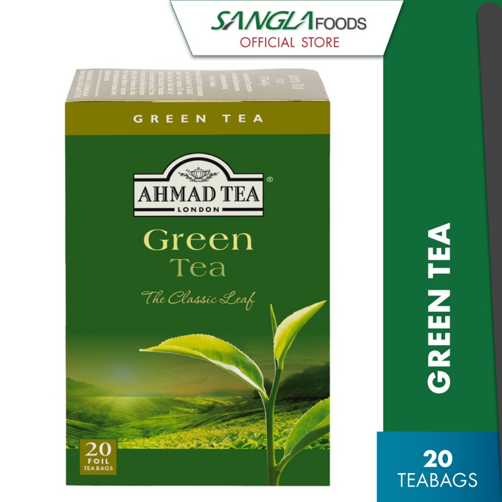 Ahmad Tea Green Tea (20 Teabags) Halal Certified | Shopee Malaysia