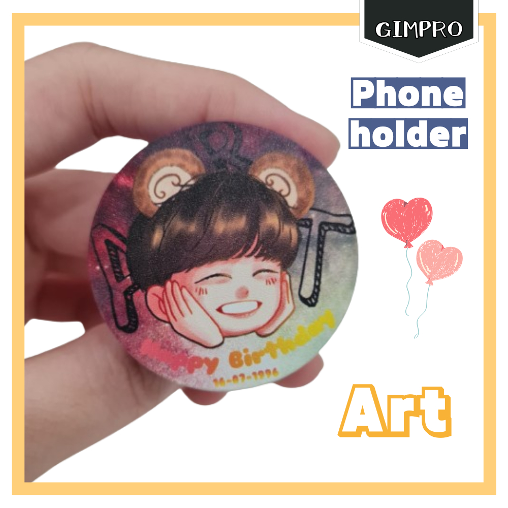 MY Ready Stock Art Pakpoom Juanchainat phone grips Art cute cartoon ...