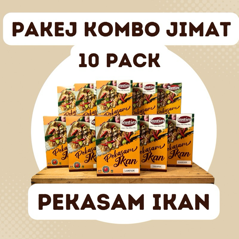 10 PACK PEKASAM IKAN PAKEJ KOMBO JIMAT | Shopee Malaysia