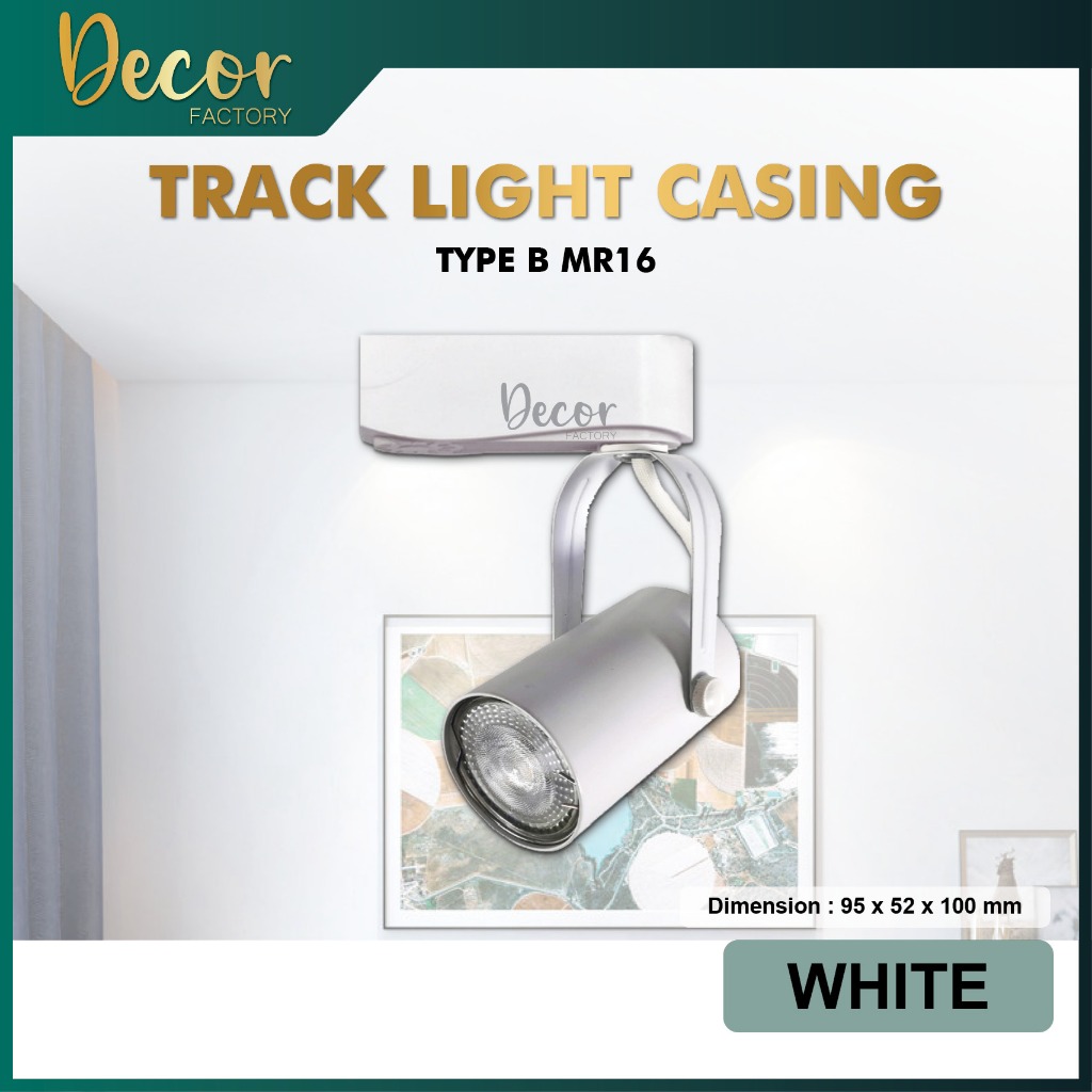 Track Light Lampu Track Light Gold Indoor Spotlight Holder GU10 MR16 ...