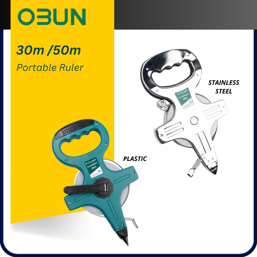 OBUN ( Plastic / Stainless Steel ) A Type Measuring Tape Professional ...