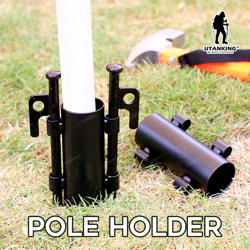 UtanKing™ Tent Pole Holder Awning Tarp Flysheet Rod Camping Tube Post ...