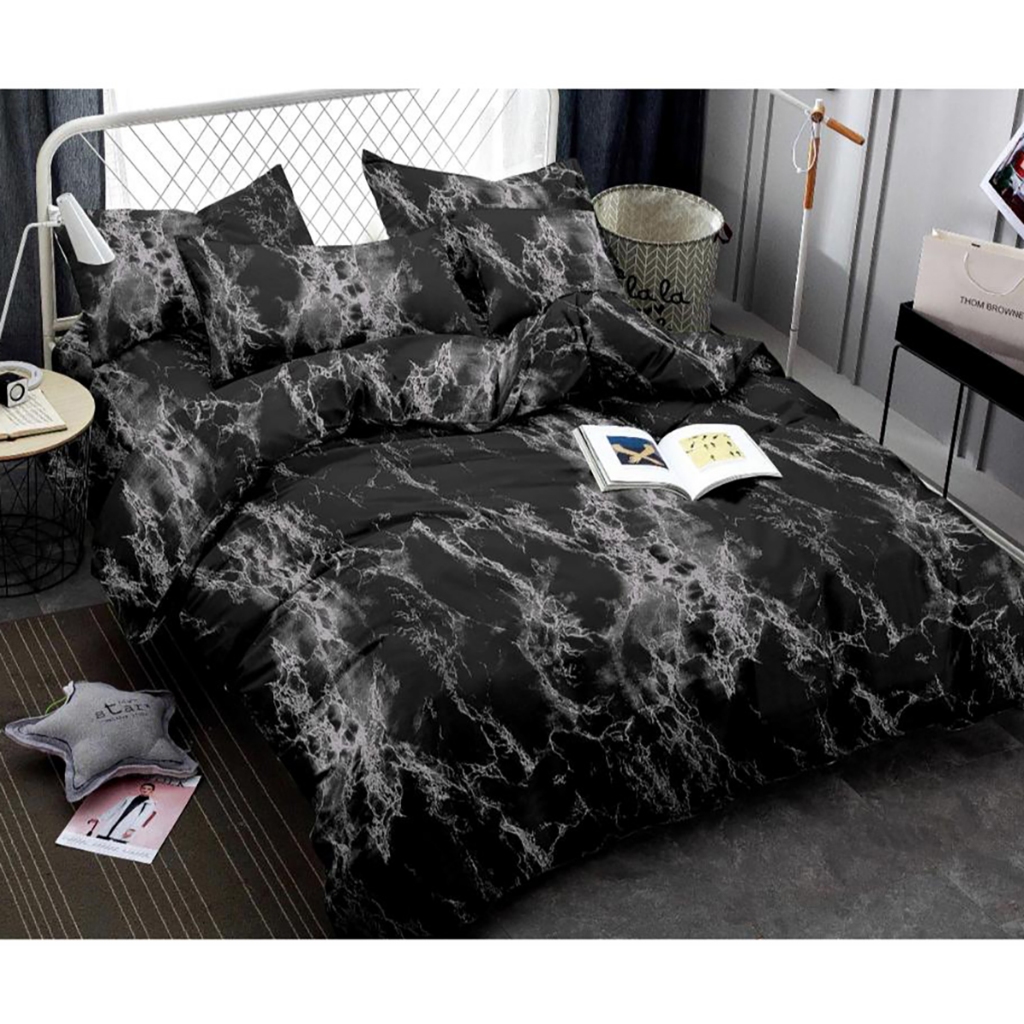 Premium Quality Bedsheet With Comforter 7 in 1 Bedsheet Set Comforter ...