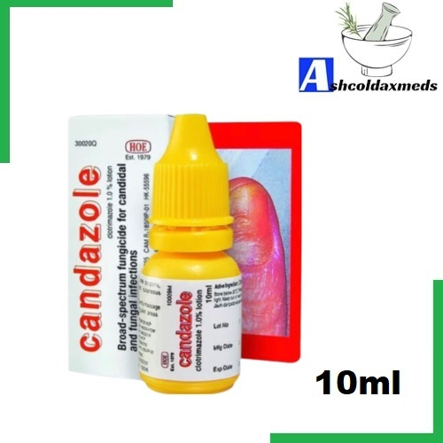 Candazole Antifungal Lotion 10ML (Treat Nail Fungal/ Infection ...