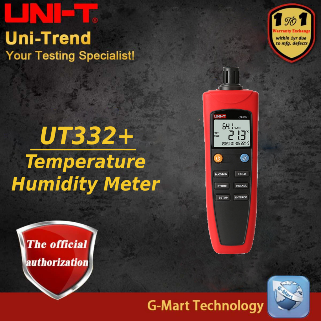 UNI-T UT332+ Temperature Humidity Meter | Shopee Malaysia