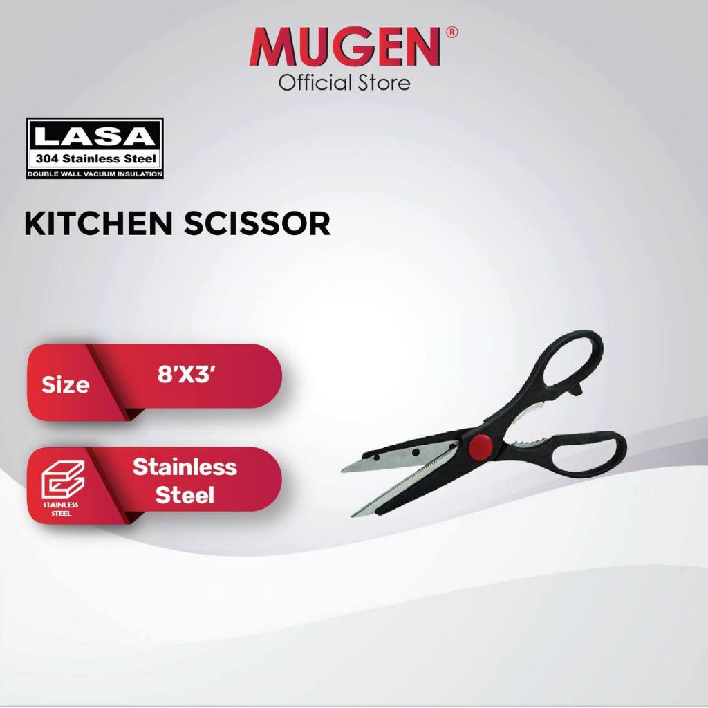 LASA Stainless Steel Kitchen Scissor | Shopee Malaysia