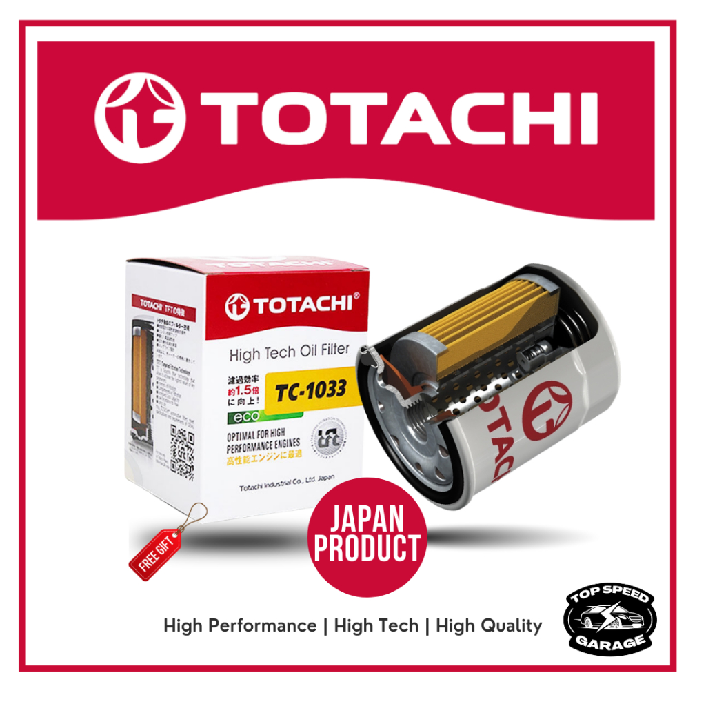 TOTACHI ORIGINAL Performance Oil Filter JAPAN For Toyota/Honda ...
