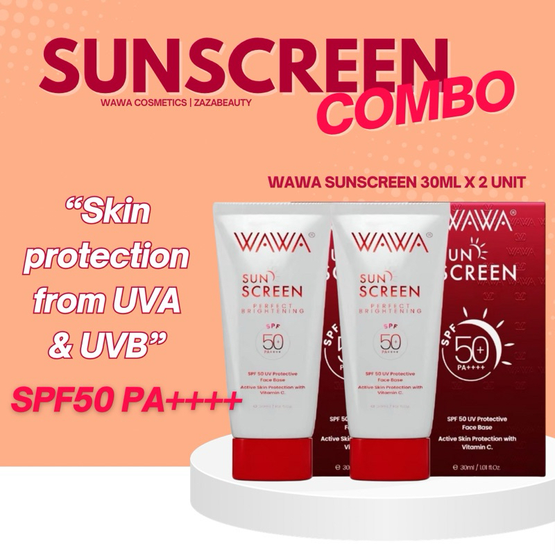 WAWA FACE SUNSCREEN COMBO JIMAT | Shopee Malaysia