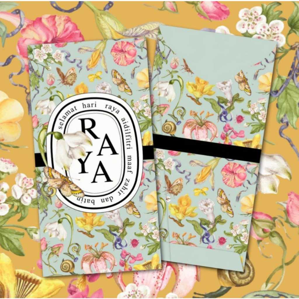 Sampul Duit Raya Premium 2025 | Bunga | Ready Stock | Shopee Malaysia
