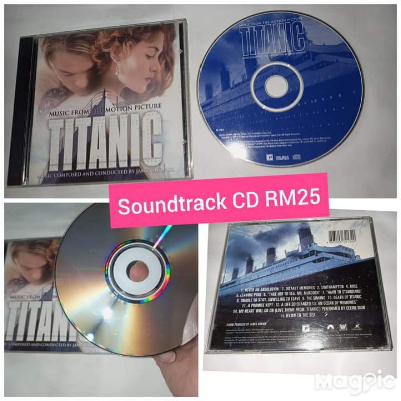 Original Titanic Soundtrack CD | Shopee Malaysia