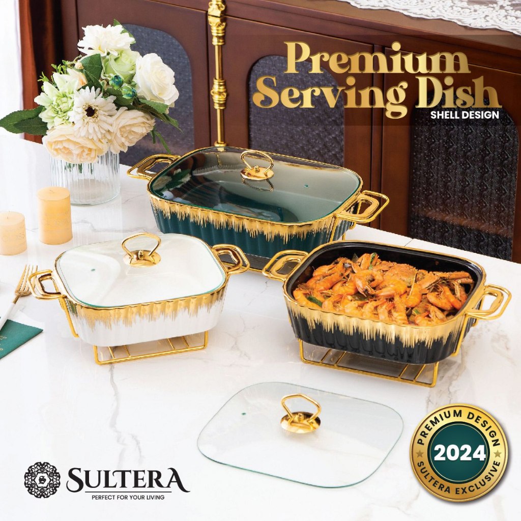 Premium Serving Dish Set 3 in 1 THE SULTERA Nordic Serving Dish Food ...