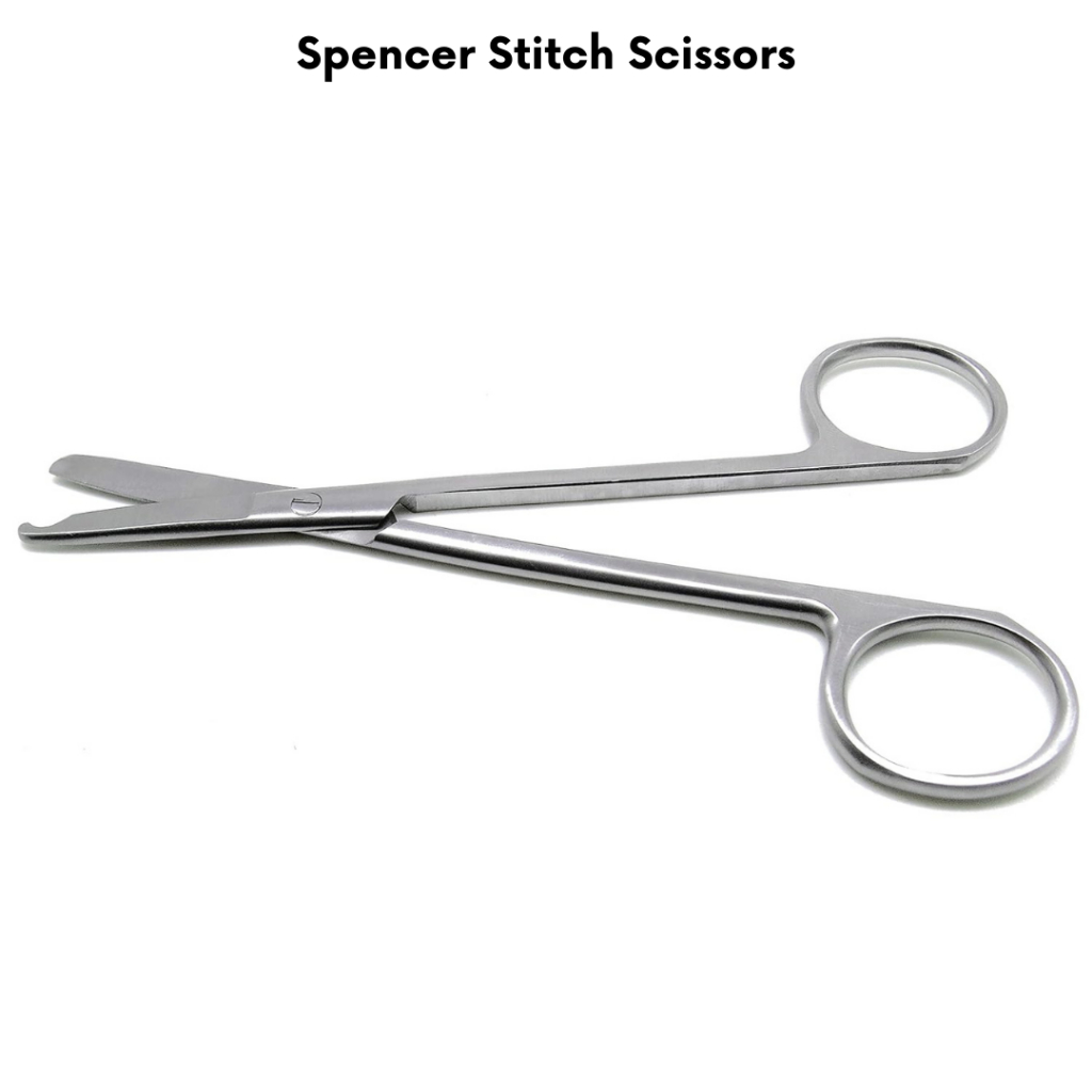 Stainless Steel Reusable Spencer Stitch Scissor Hook Shaped Tip ...