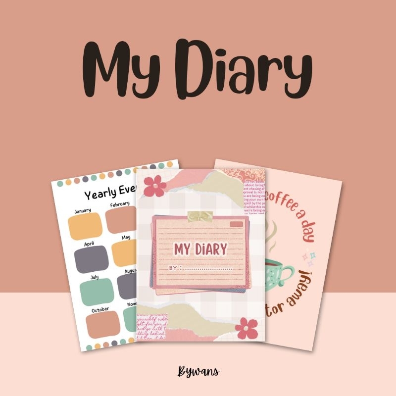 My Diary (Digital Template) | Shopee Malaysia
