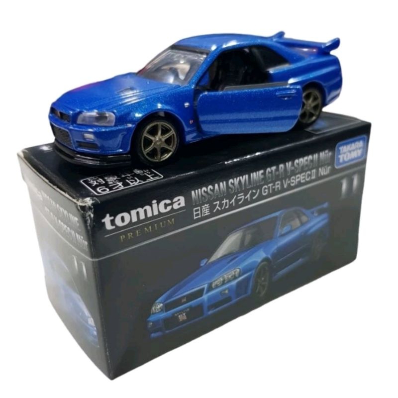 Takara Tomy Tomica Premium No. 11 Nissan Skyline R34 GT-R V-Spec II Nur | Shopee Malaysia