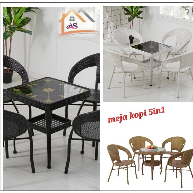 SET MEJA SANTAI 4 KERUSI DAN 1 MEJA SESUAI | SET KERUSI MEJA SANTAI ...