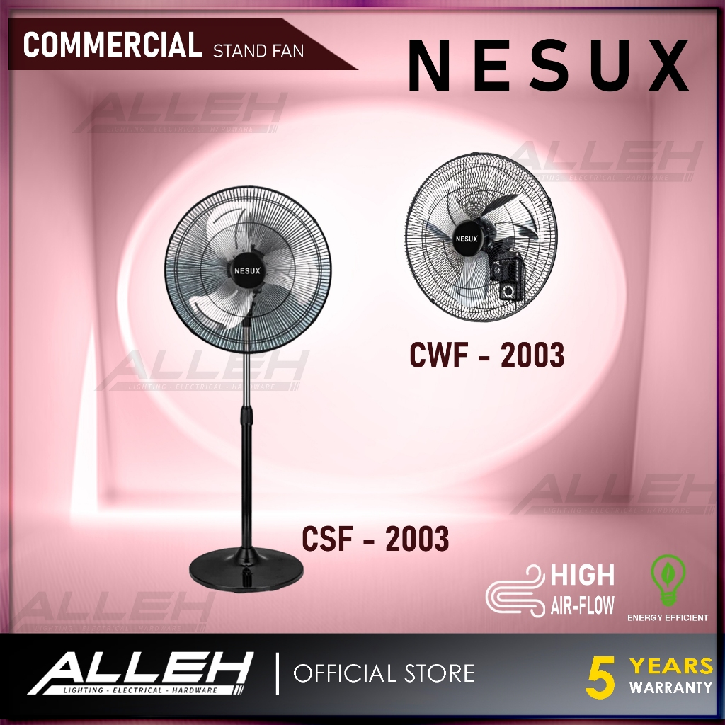 🔥NEW 🔥 NESUX CWF-2003/CSF-2003 20”Inch dynamic stand fans kipas diri ...