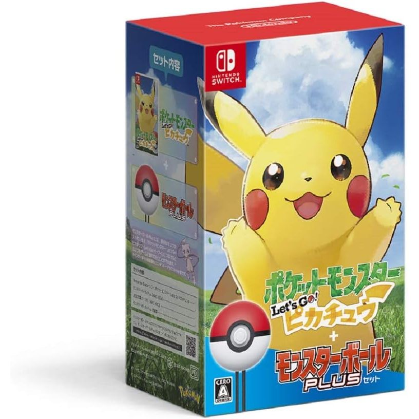 【Direct from Japan】Pokemon Let's Go! Pikachu Monster Ball Plus Set ...