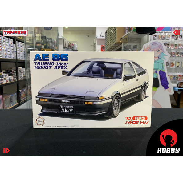 Fujimi AE86 Treno 3Door 1600GT Apex `83 (Scale 1/24) | Shopee Malaysia