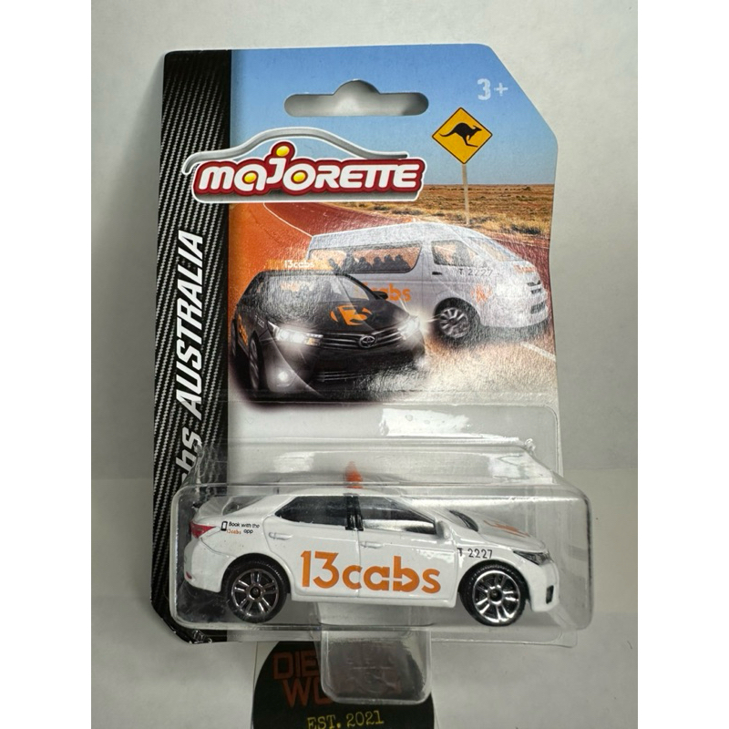 Majorette 13Cabs Australia Toyota Corolla Altis White | Shopee Malaysia