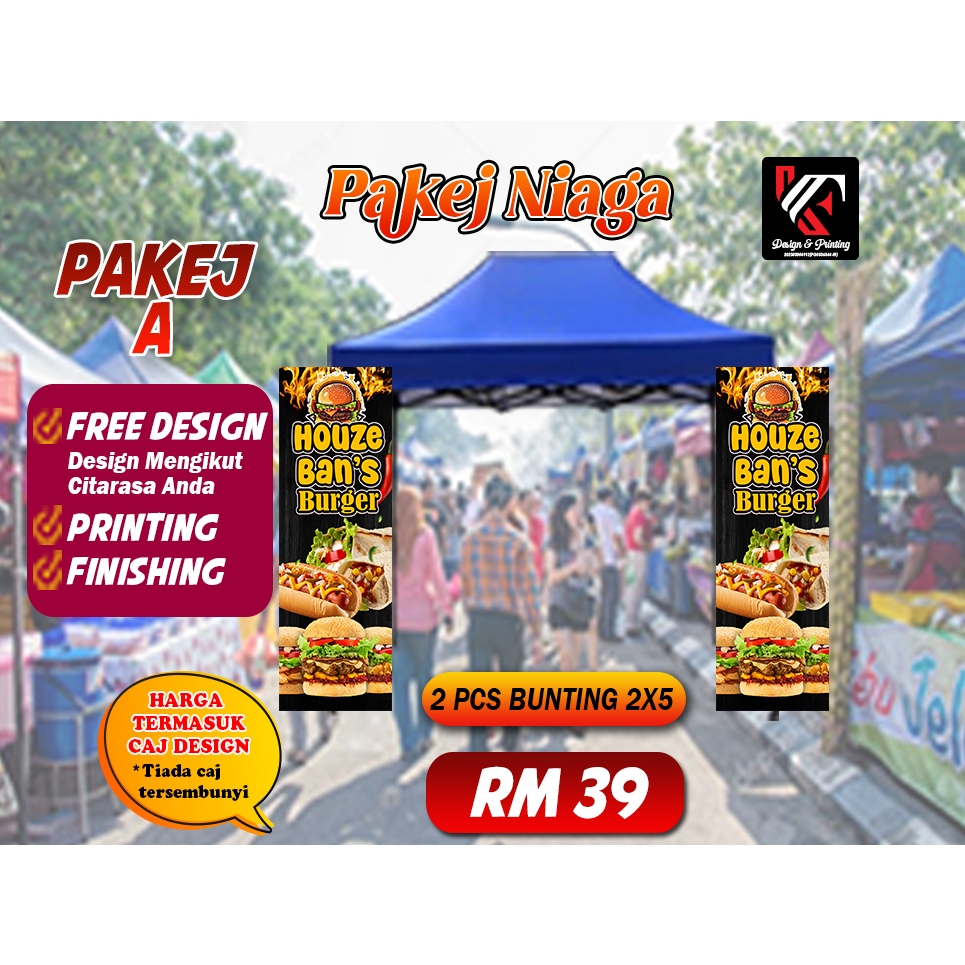 Pakej Banner/Bunting Murah | Shopee Malaysia