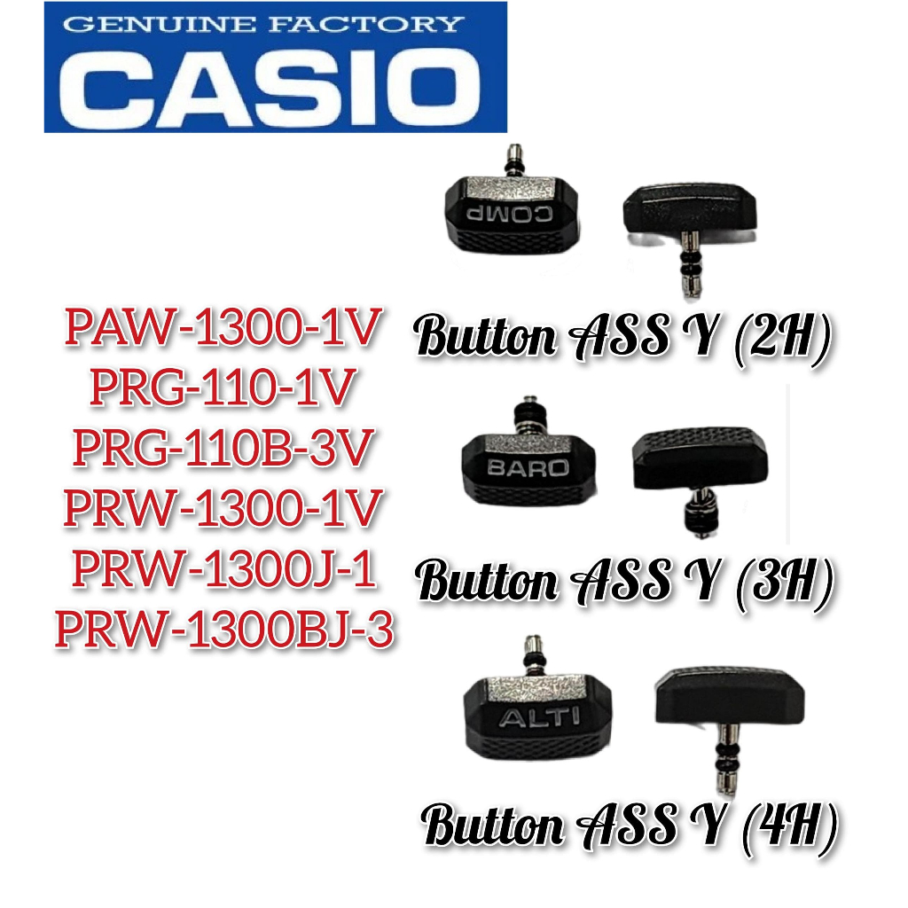 Casio Pro Trek PRG-110 Replacement Parts - BUTTON ASS Y | Shopee Malaysia