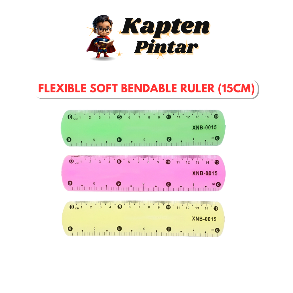 Flexible Soft Bendable Ruler (15cm) | Shopee Malaysia