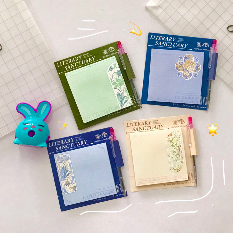 Fancy sticky note post it note cute memo comel mini notebook buku nota ...