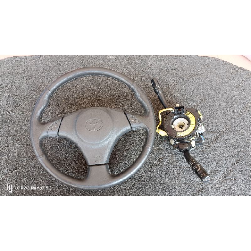 JDM Toyota Celica Steering Wheel with Clock Spring with button | Shopee ...