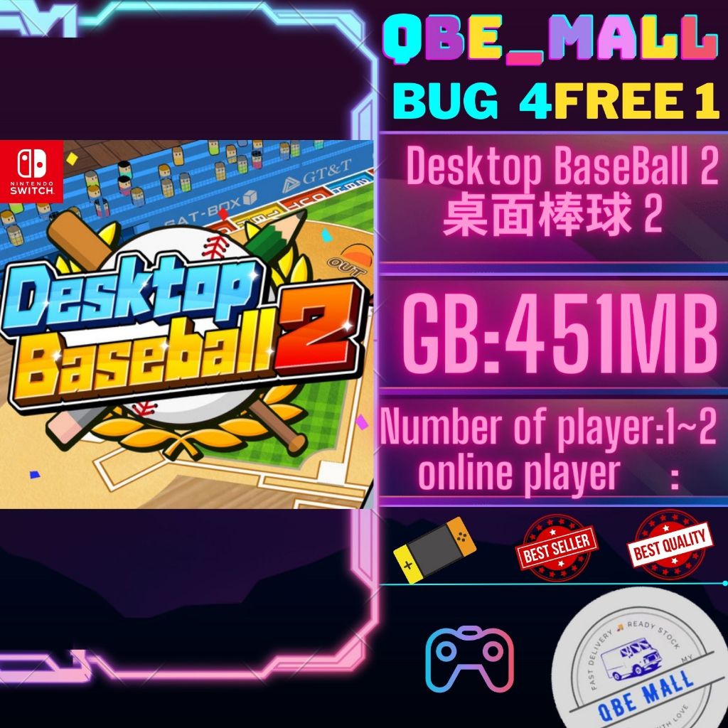 Desktop BaseBall 2 桌面棒球 2 (Nintendo switch)DigitalDownload | Shopee ...