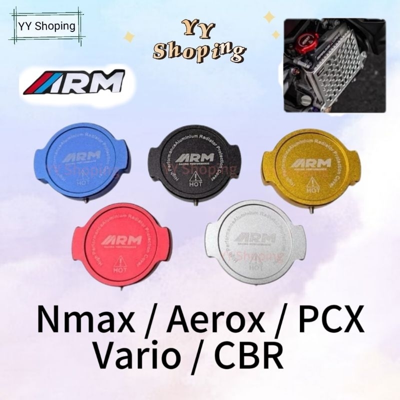 RADIATOR CAP COVER CNC NVX V1 V2 NMAX VARIO ADV150 ADV160 TMAX NVX155 ...