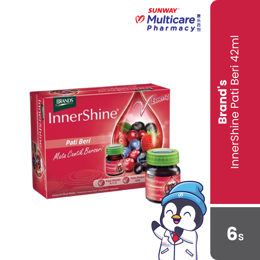 Brand's Innershine Pati Beri 42Mlx6 | Shopee Malaysia