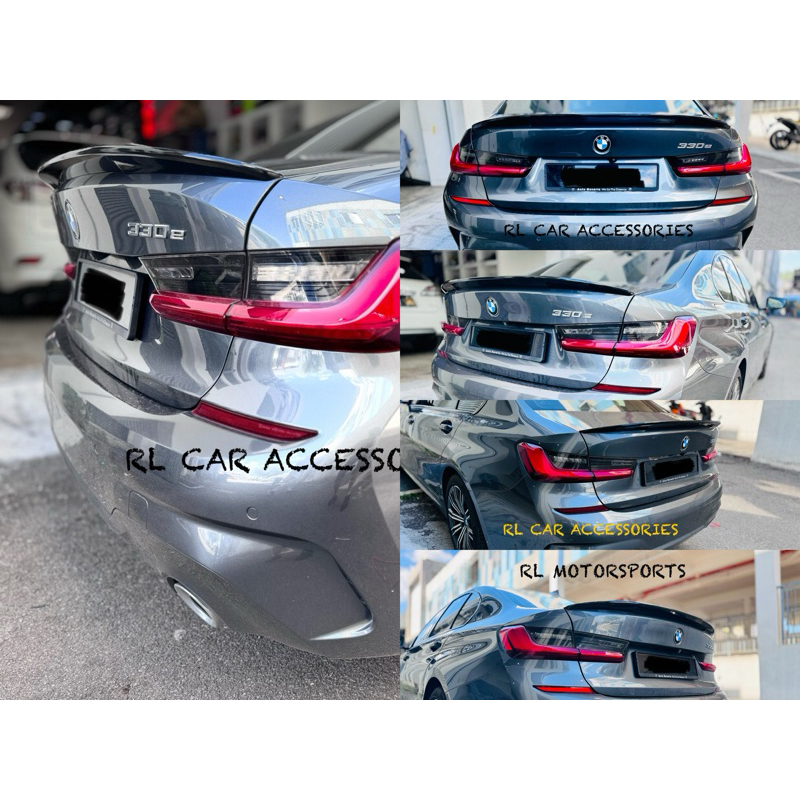 BMW G20 M3 Msport Mperformance M3 carbon fiber rear boot trunk lip ...