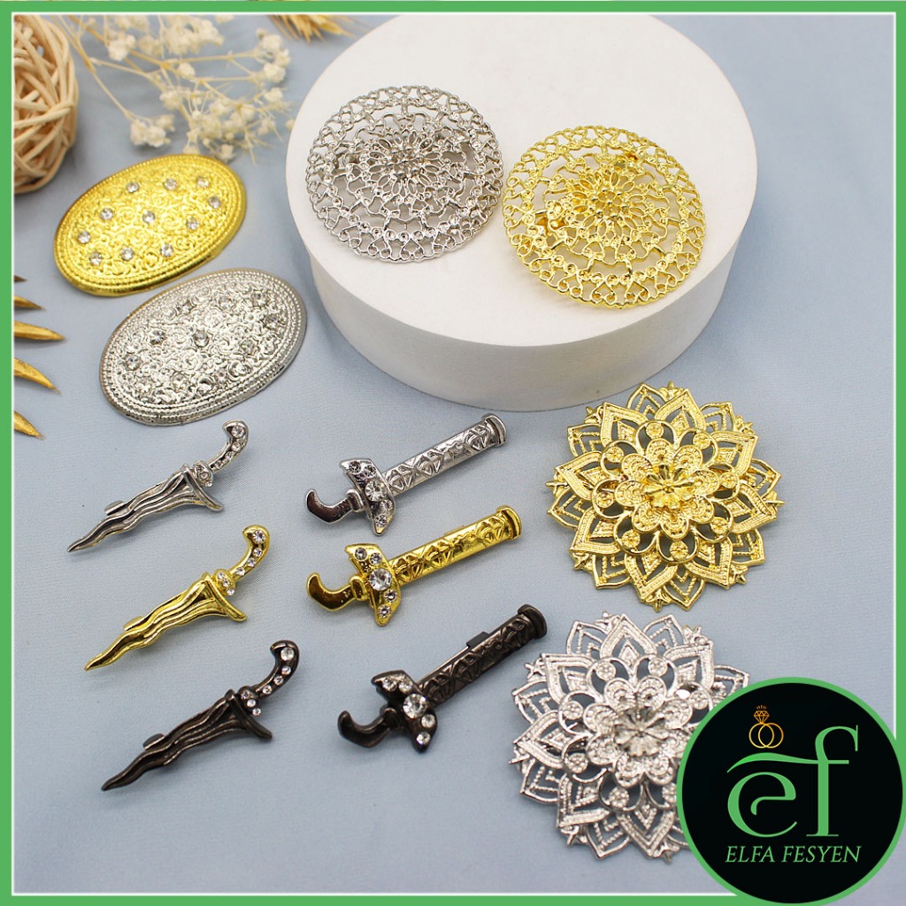 Kerongsang Korea Brooch Bahu Dokoh Kebaya Brooch Dokoh (K2023)(K2024 ...