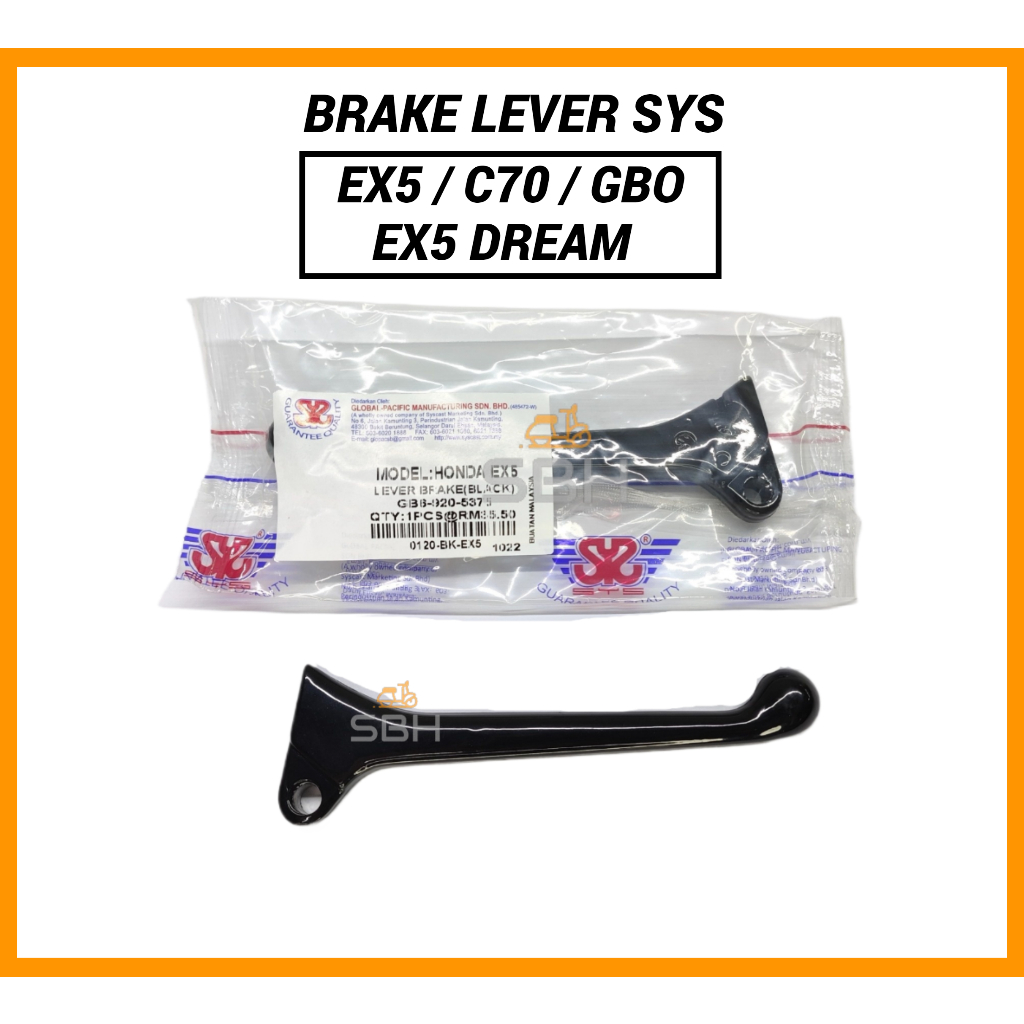 HONDA EX5 C70 GBO EX5 DREAM BRAKE LEVER BATANG BREK TANGAN | Shopee ...