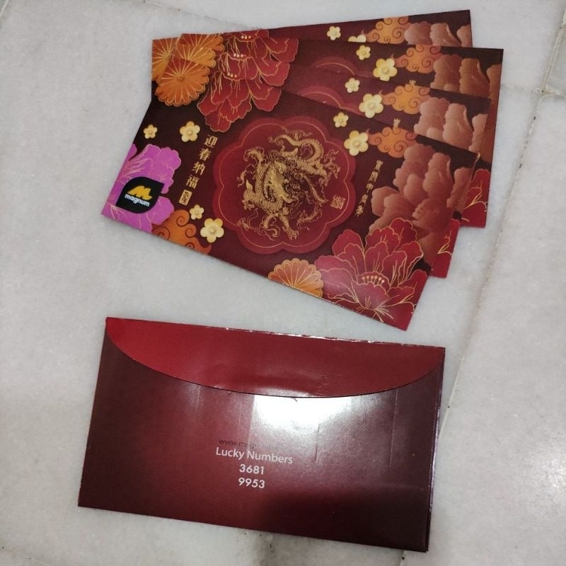 Magnum 2024 ang Pao red packet 5pcs | Shopee Malaysia