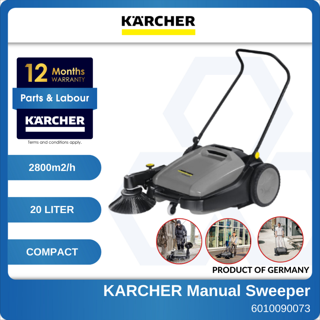 KARCHER Hand Push Sweeper Manual Sweeping Dried Leave Industrial ...