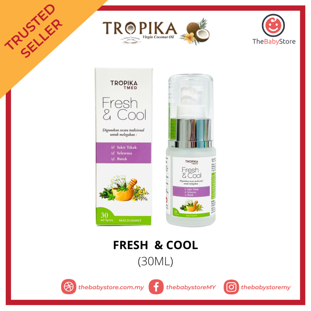 Tropika Fresh & Cool Spray untuk batuk, kahak selsema sesuai untuk ...