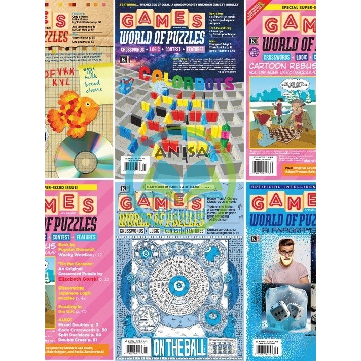 [eMagazine/PDF] Games World of Puzzles – Full Year 2023 Issues ...