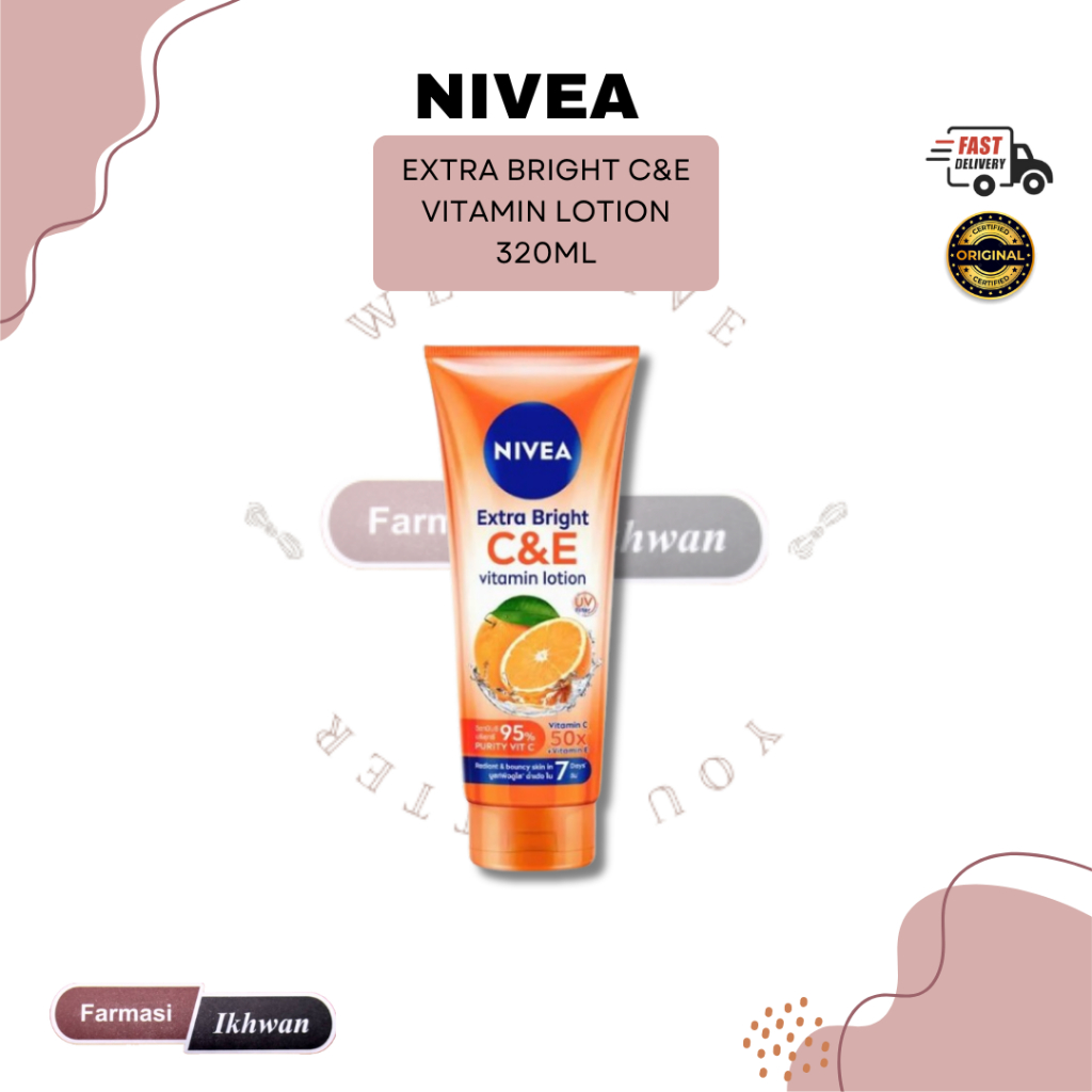 Nivea Extra Bright C&E Vitamin Lotion 320ML | Shopee Malaysia